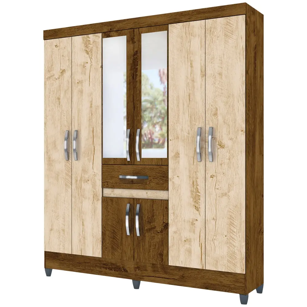 Guarda-Roupa Solteiro 8 Portas Bater 1 Gaveta Portugal Moval