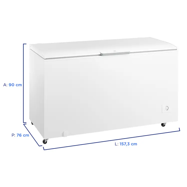 Freezer Electrolux 513L 1 Porta Horizontal Cycle Defrost Inverter HI550
