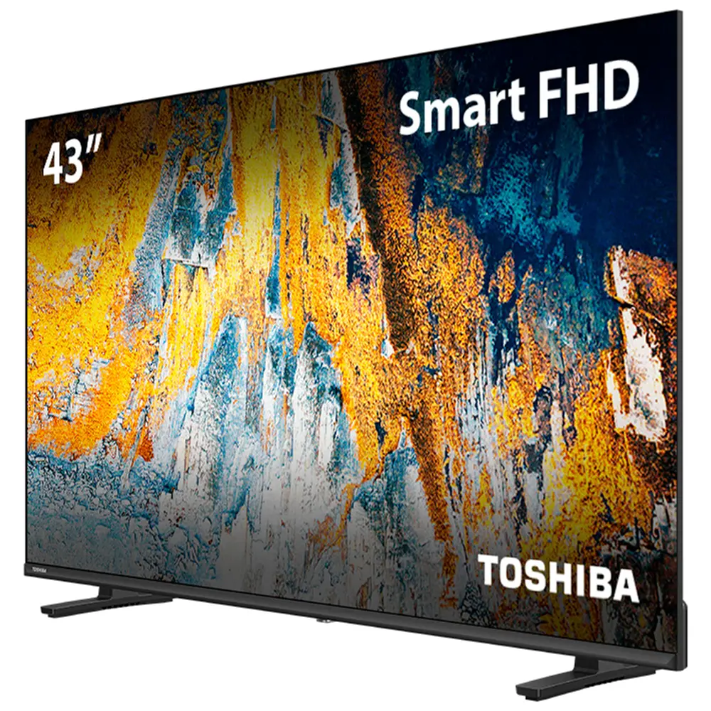 Smart TV Toshiba DLED 43" Full HD Wi-Fi VIDAA Dolby Áudio TB017M