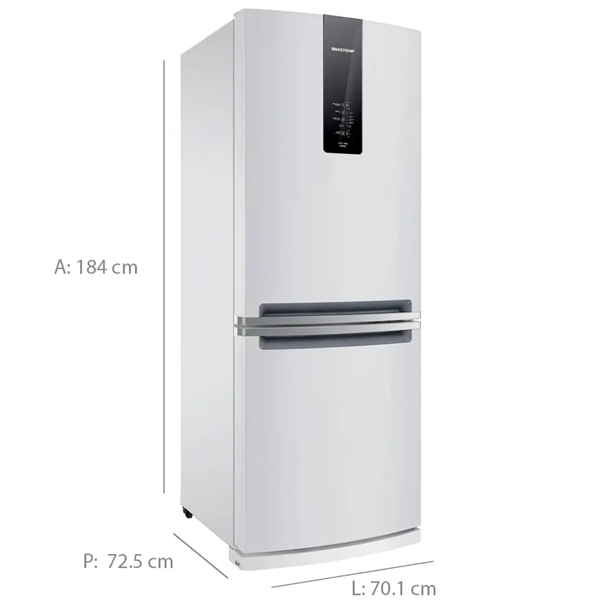Geladeira Refrigerador Brastemp 443L Frost Free Inverse BRE57AB